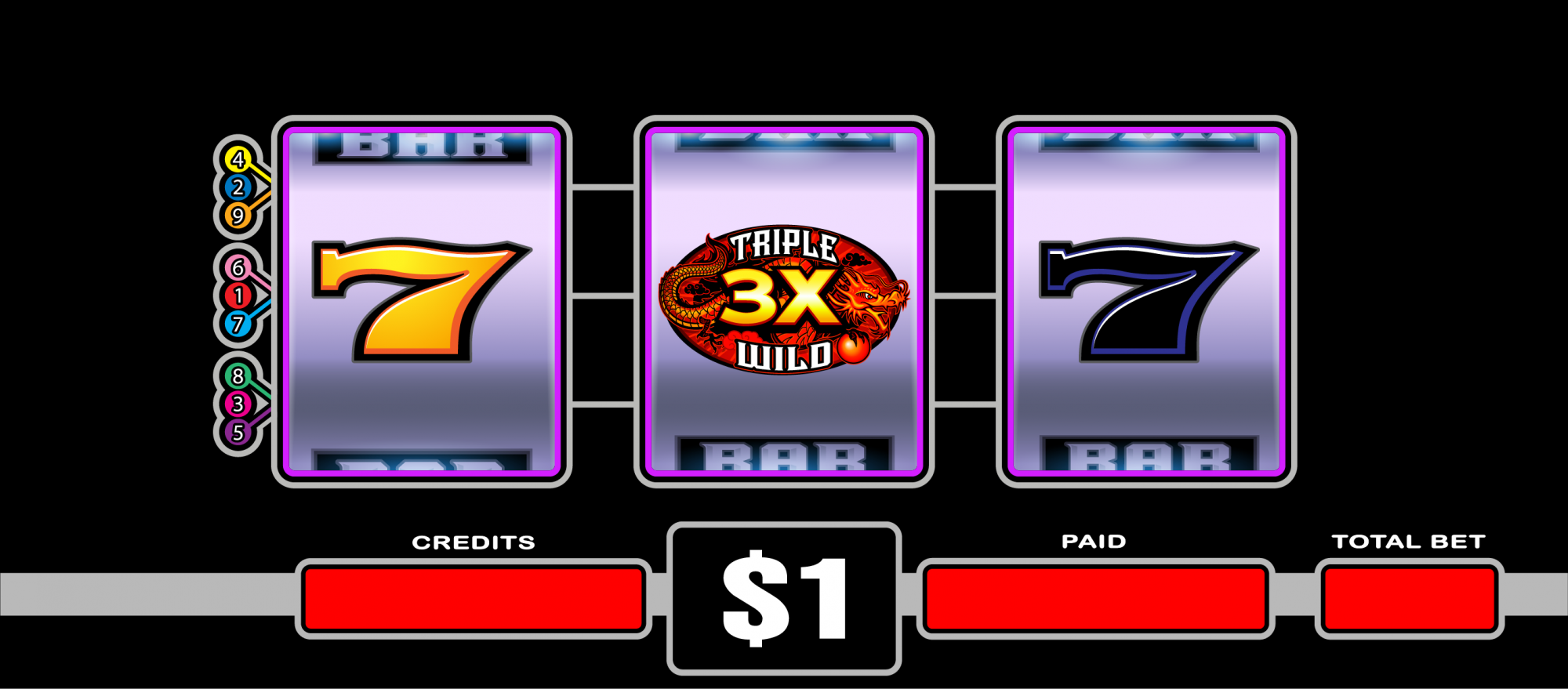 Triple Wild Dragon™ & Triple Jackpot Gems® - Everi