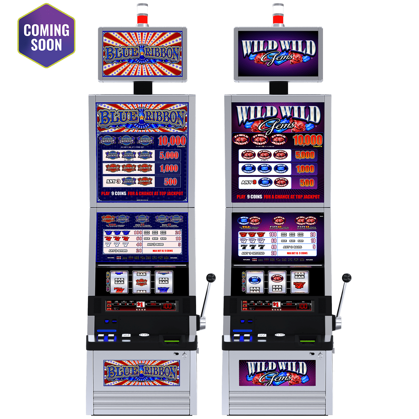 Blue Ribbon™ Signature and Wild Wild Gems™ Signature - Everi