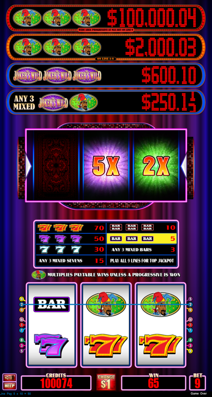 Press Your Luck Jackpots™ & Joker's Wild Jackpots™ - Everi