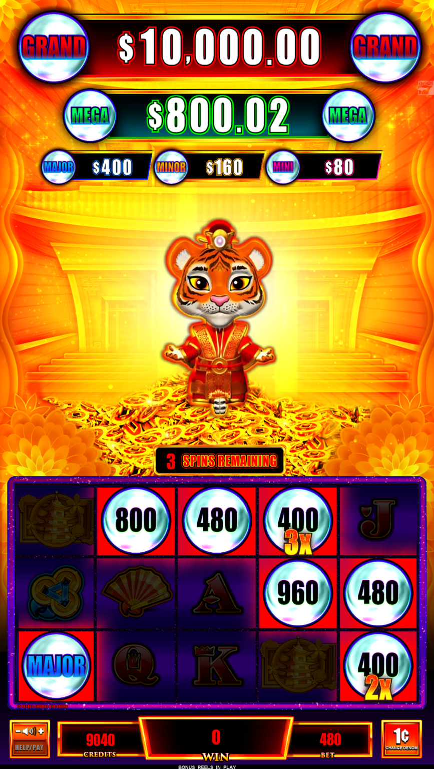 Pearl Dynasty Dragon™ and Pearl Dynasty Tiger™ - Everi