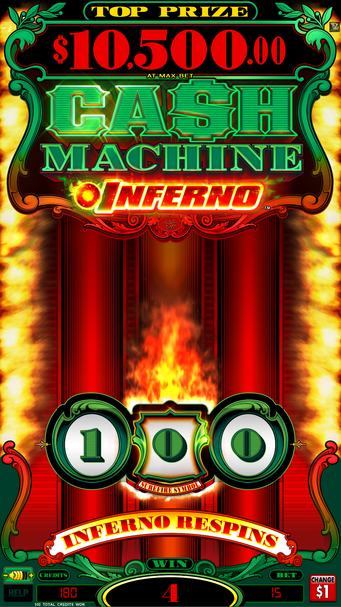 Cash Machine Inferno™ & Cash Machine Lock™ - Everi