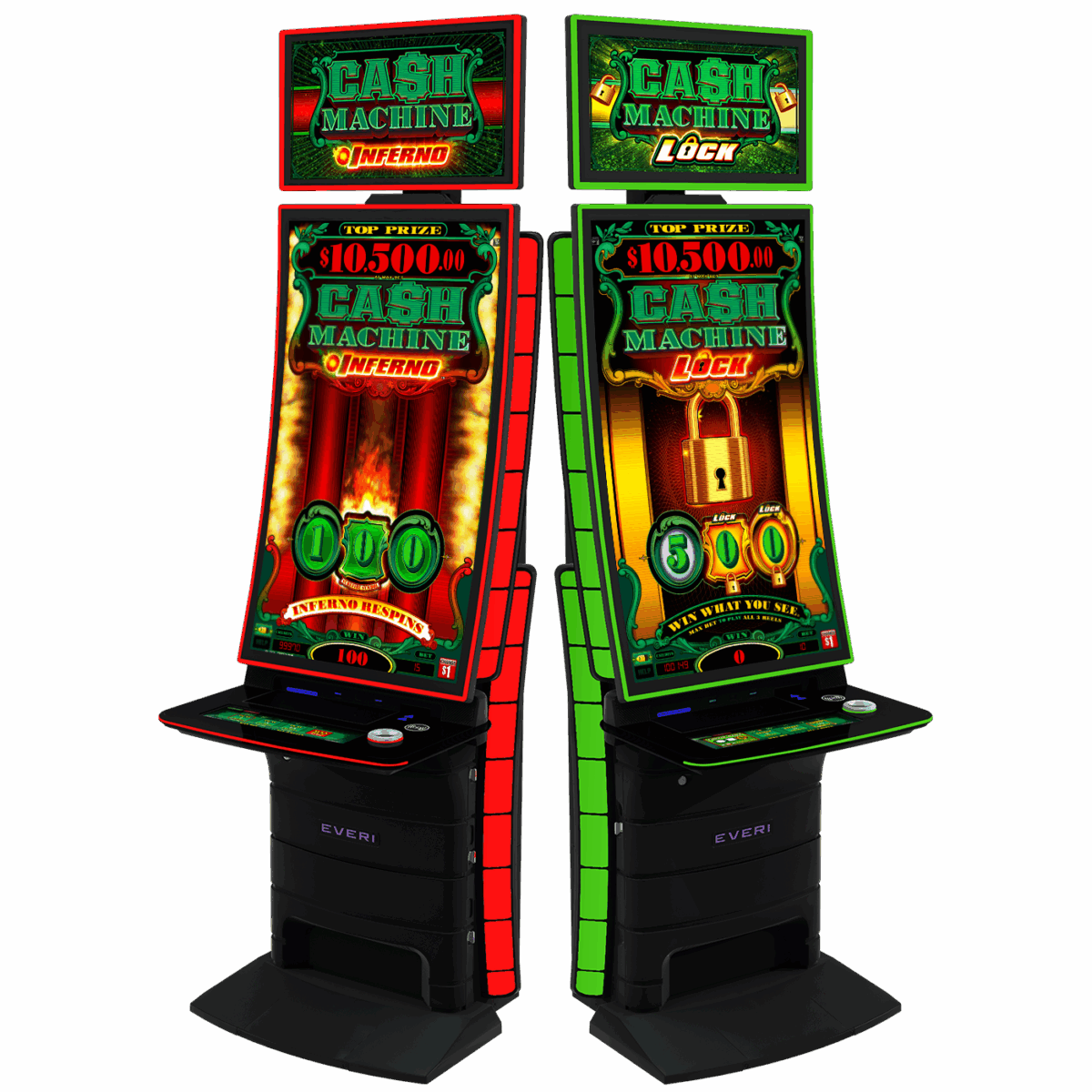 Cash Machine Inferno™ Sol & Cash Machine Lock™ Sol - Everi