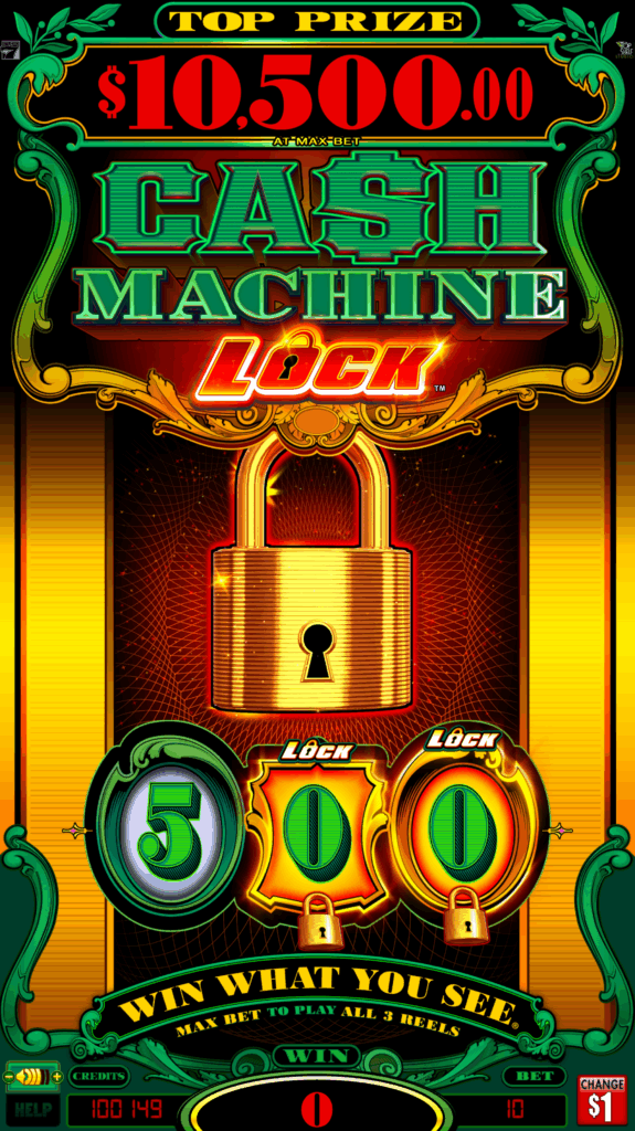 Cash Machine Inferno™ Sol & Cash Machine Lock™ Sol - Everi